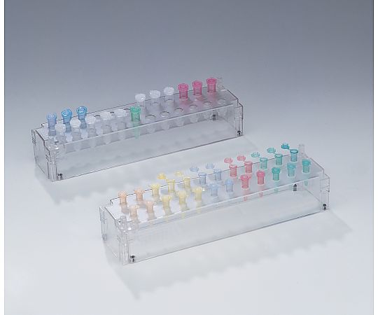80-0082-56 STACK RACK 5ML MICROCENT TUBES 24 PL 1個 18908-0005 【AXEL】 アズワン