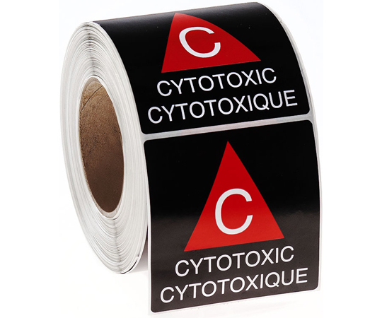 80-0161-49 Warning Labels CYTOTOXIC 101.6mm x 101.6mm L-003-0.5R 【AXEL ...
