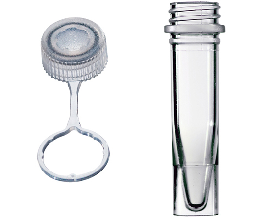 80-0186-79 1.5mL Assembled Tethered-Screw Cap Tube, Skirted Base, Clear ...