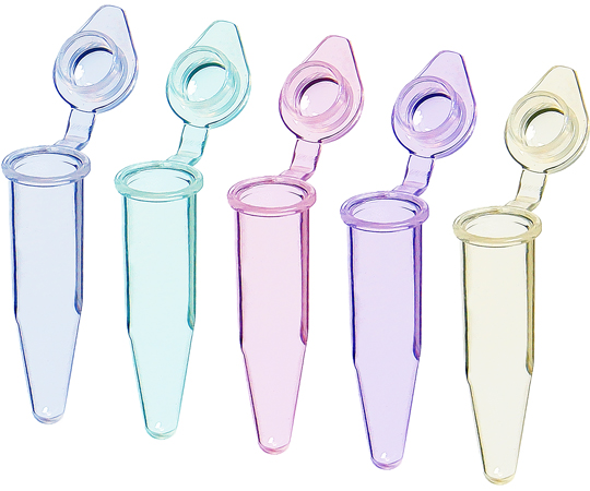 80-0188-23 0.5 mL Individual PCR Tubes with Frosted Flat Caps, Red 3320 ...