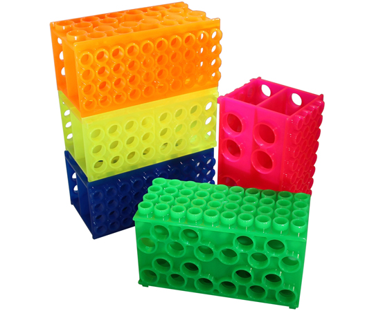 80-0190-82 4-way Flipper Rack, 8 x 50 mL, Fluorescent Orange 5420-23 ...