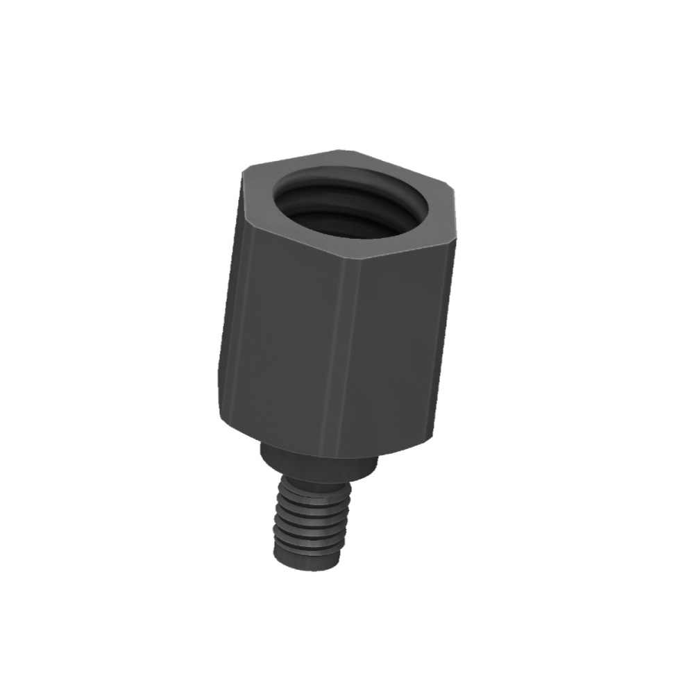 [現在受注を停止している商品です]VICI社/PHENOMENEX社キャップ用アダプター, UNF 1/4" 28G（オス）⇒GL14（メス ...