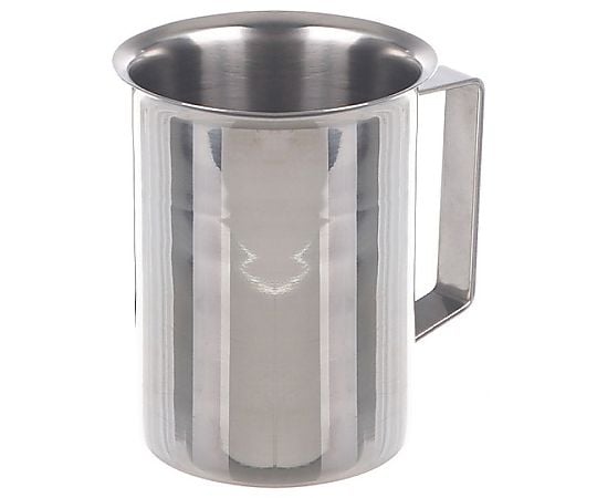 80-0218-88 Stainless Beakers 100 ml, OD 50 x H 60 mm, with rim and ...