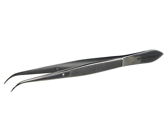 80-0221-30 Forceps with guide-pin, stainless steel, Form sharp, bent , Length 115 mm 1141 【AXEL ...
