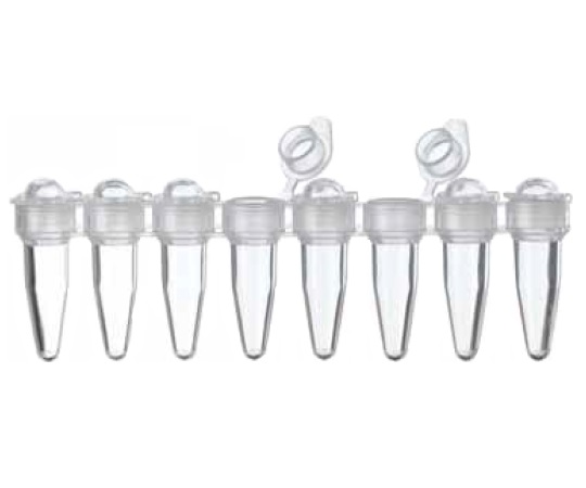 LLG 8連PCRチューブ(PP製） LLG Labware 【AXEL】 アズワン