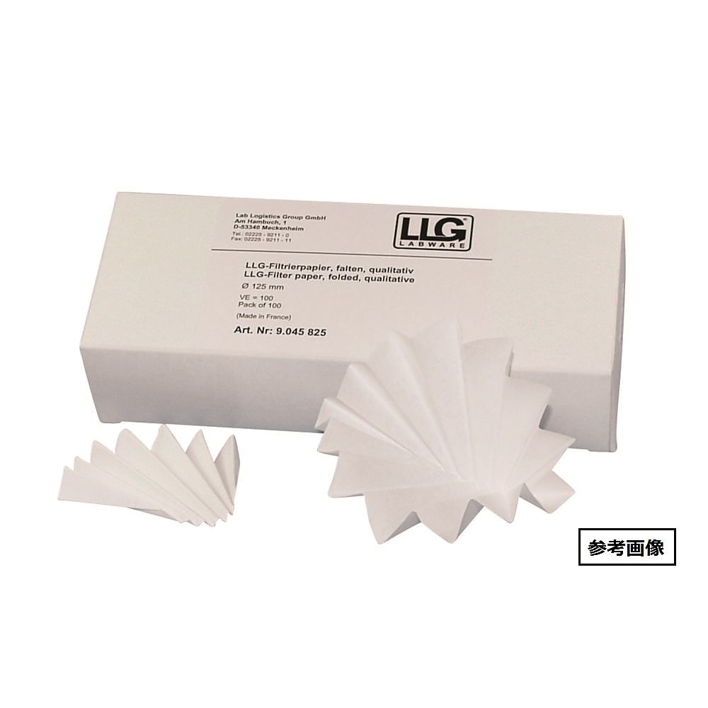 LLG折りたたみ定性濾紙 LLG Labware 【AXEL】 アズワン