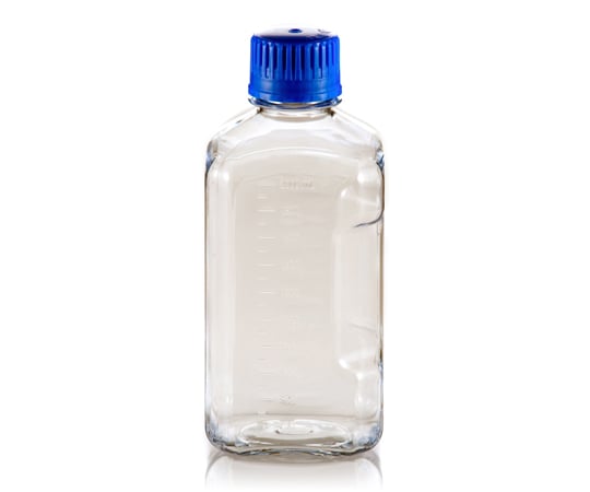 Autoclavable Square PC Clear Bottle, Narrow Mouth, with Regular ...