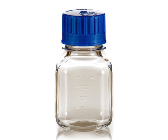 80-0240-70 Autoclavable Square PC Clear Bottle, Narrow Mouth, 125ml ...