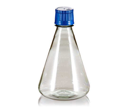 80-0240-78 Autoclavable Steriled PC Erlenmeyer Culture Flat Flask 2L ...