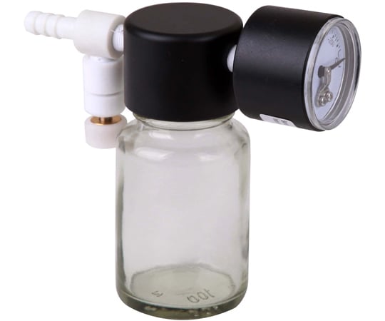 New Glass Moisture Trap/ Vacuum Regulator for Chemker(Gauge upward ...