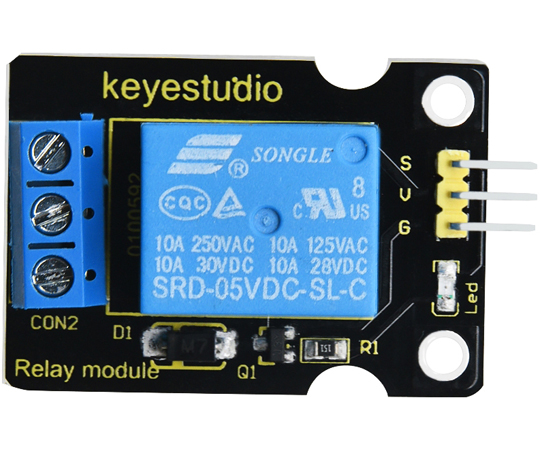 80-0250-43 KEYESTUDIO 5V Single Relay for Arduino KS0011 【AXEL】 アズワン