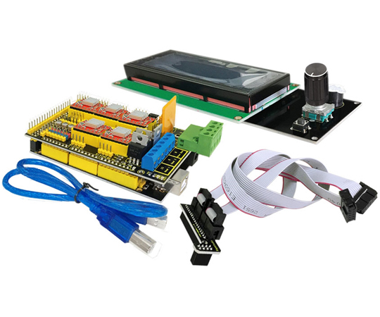 80-0251-01 Keyestudio 3D Printer Kit for Arduino RAMPS 1.4 + Mega 2560 ...