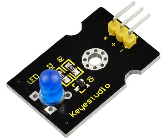 80-0251-40 Keyestudio Piranha BLUE LED Light Module KS0235 【AXEL】 アズワン