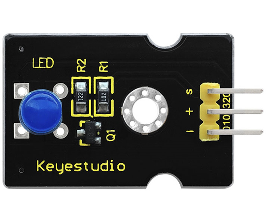 80-0251-40 Keyestudio Piranha BLUE LED Light Module KS0235 【AXEL】 アズワン