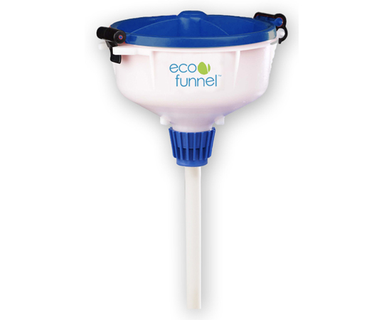 80-0291-25 8" ECO Funnel with 38-430 cap adapter, Blue Lid EF-3004CB ...