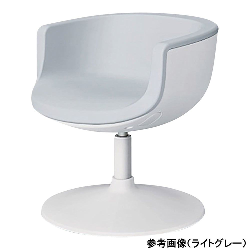 9-1391-02 患者用チェア pulizea® 円盤脚・回転ロックなし ペールピンク KT-710-W9R9 【AXEL】 アズワン